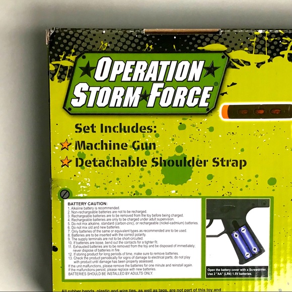 Toys | New Operation Storm Force Machine Gun Sound Lights | Poshmark